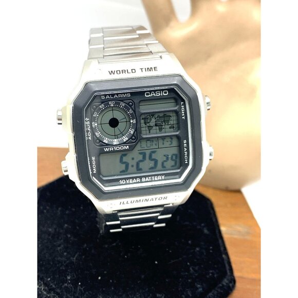 Casio | Accessories | Casio Mens Watch Ae20d1a Quartz Digital World ...